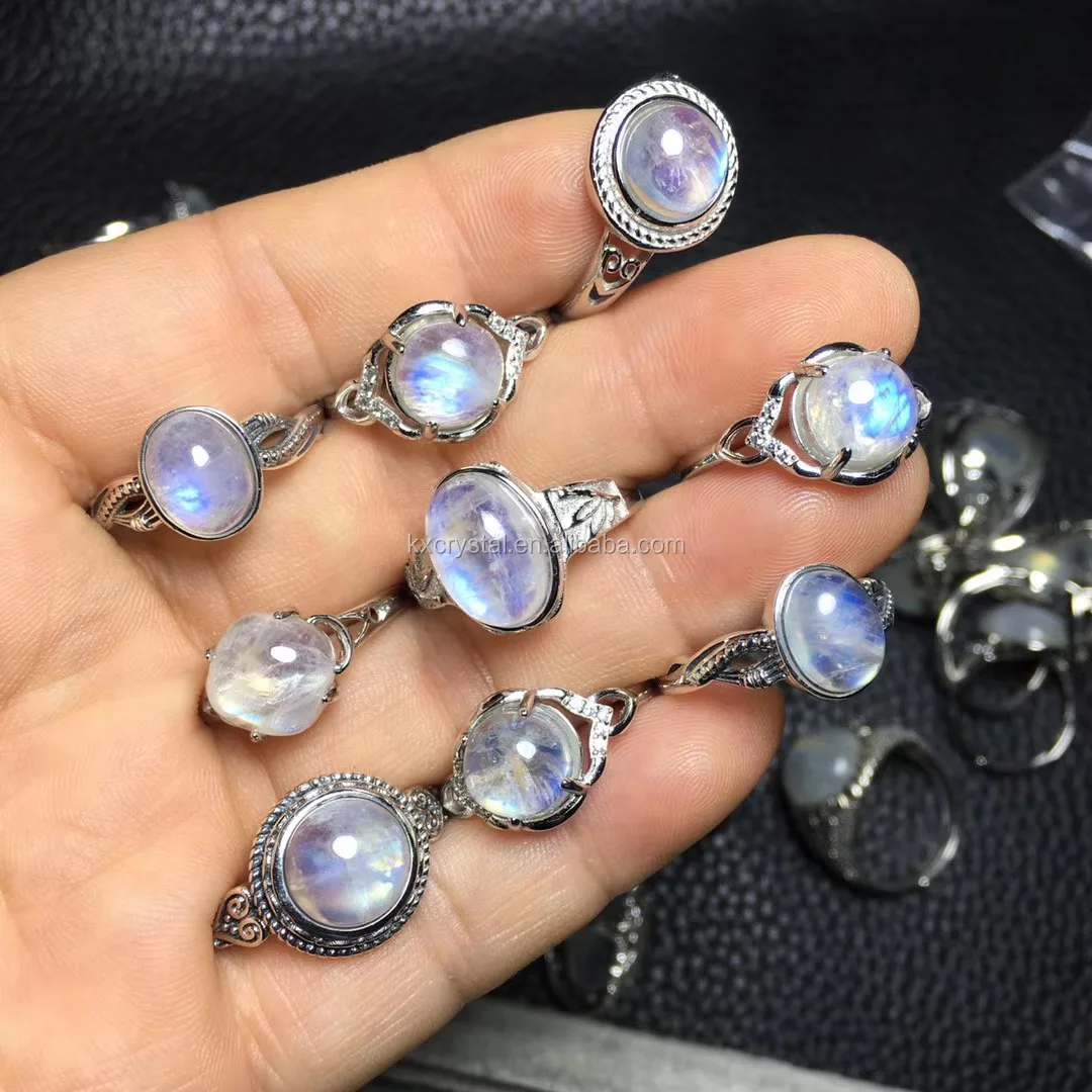 Natural Crystals Rings Victorian Style Sterling Silver Solitaire Ring ...