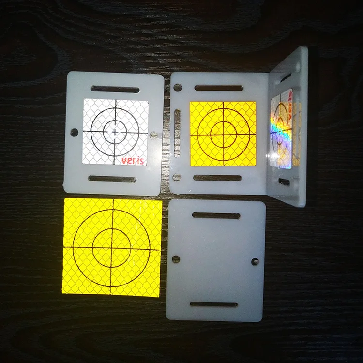 Customized High Visibility Reflective Target Adhesive Sheets for Survey
