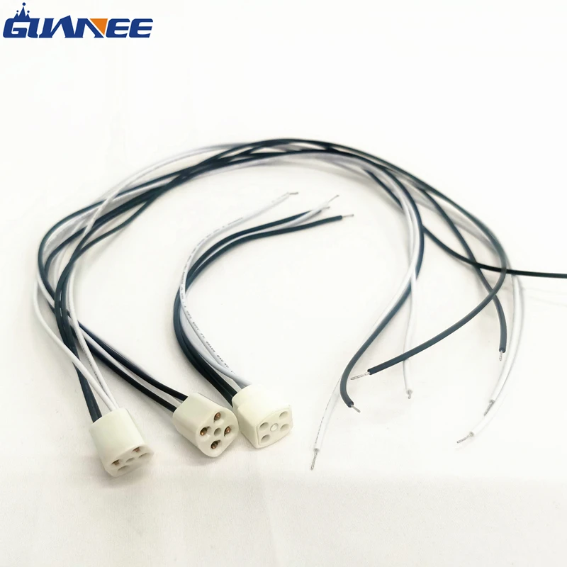 G10q Ceramic Uv Lamp Sockets Plastic Uvc Lamp Holder 4 Pin Socket Use ...