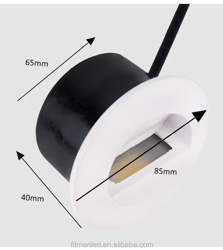 Mini Small Round Outdoor Recessed Stair Lighting Foot Led Step Light ...
