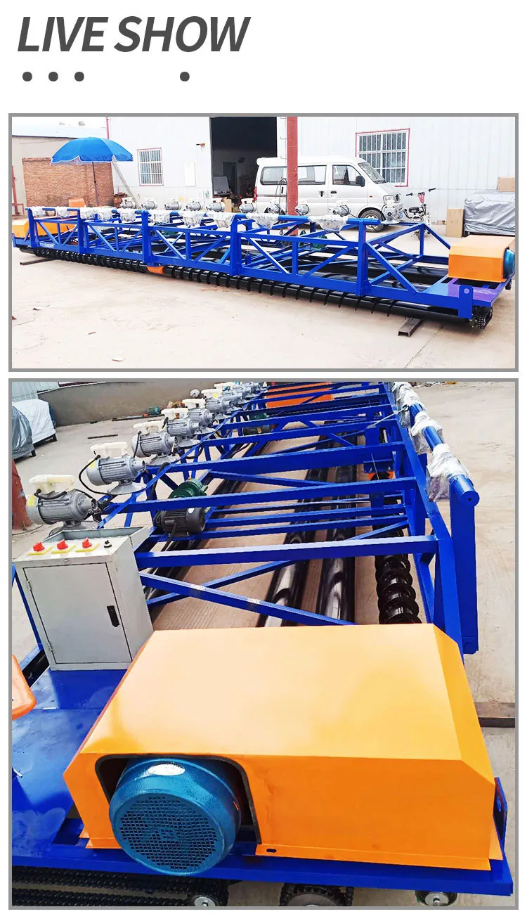 Ground Floor Road Concrete Leveling Machine Screed Paving Machine ...