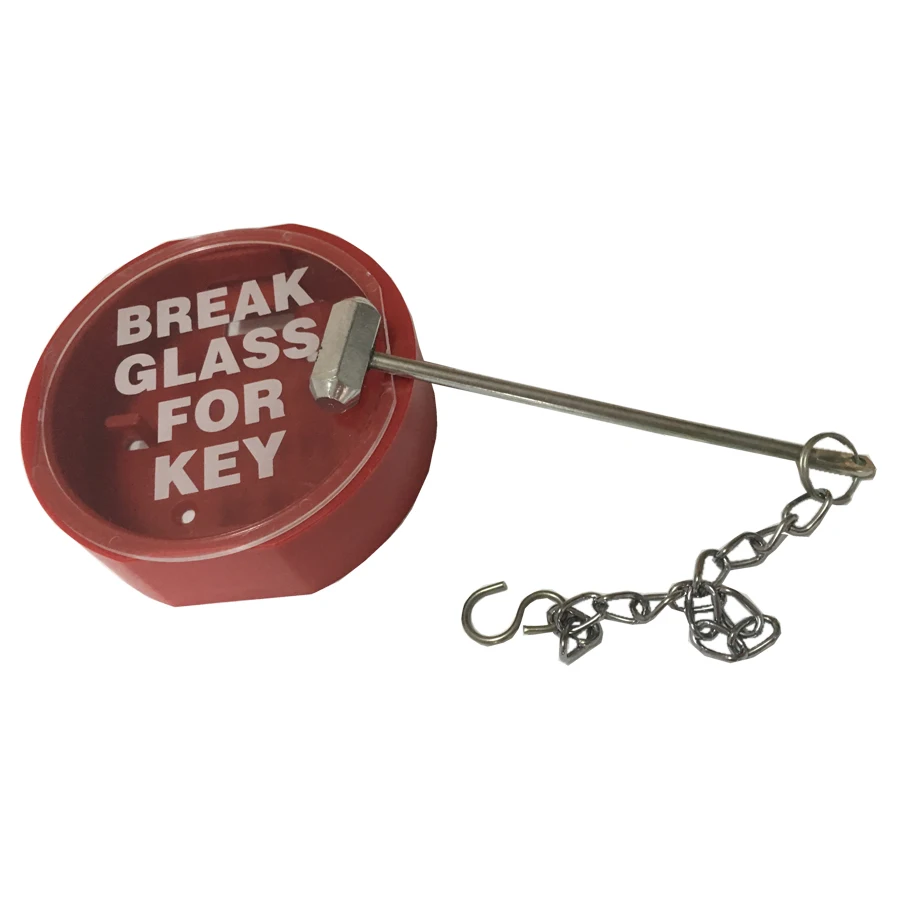 Plastic Fire Break Glass for Key Box - Sinat OEM Accept