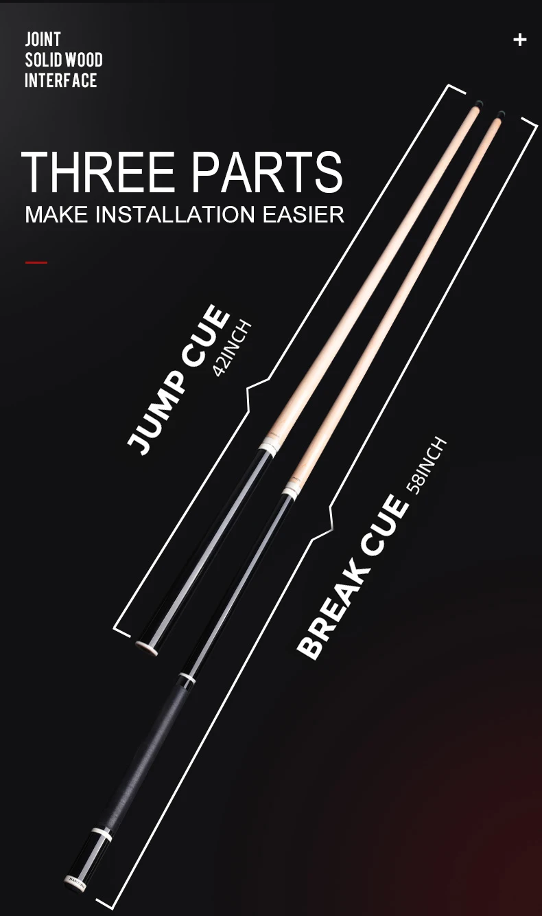 Jianying Punch Jump Cue - Professional Break Cue for Pool