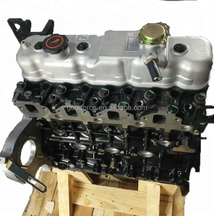 4jb1 4jb1t Diesel Engine Long Block For Jmc Dump Truck Rhd Refrigerator ...