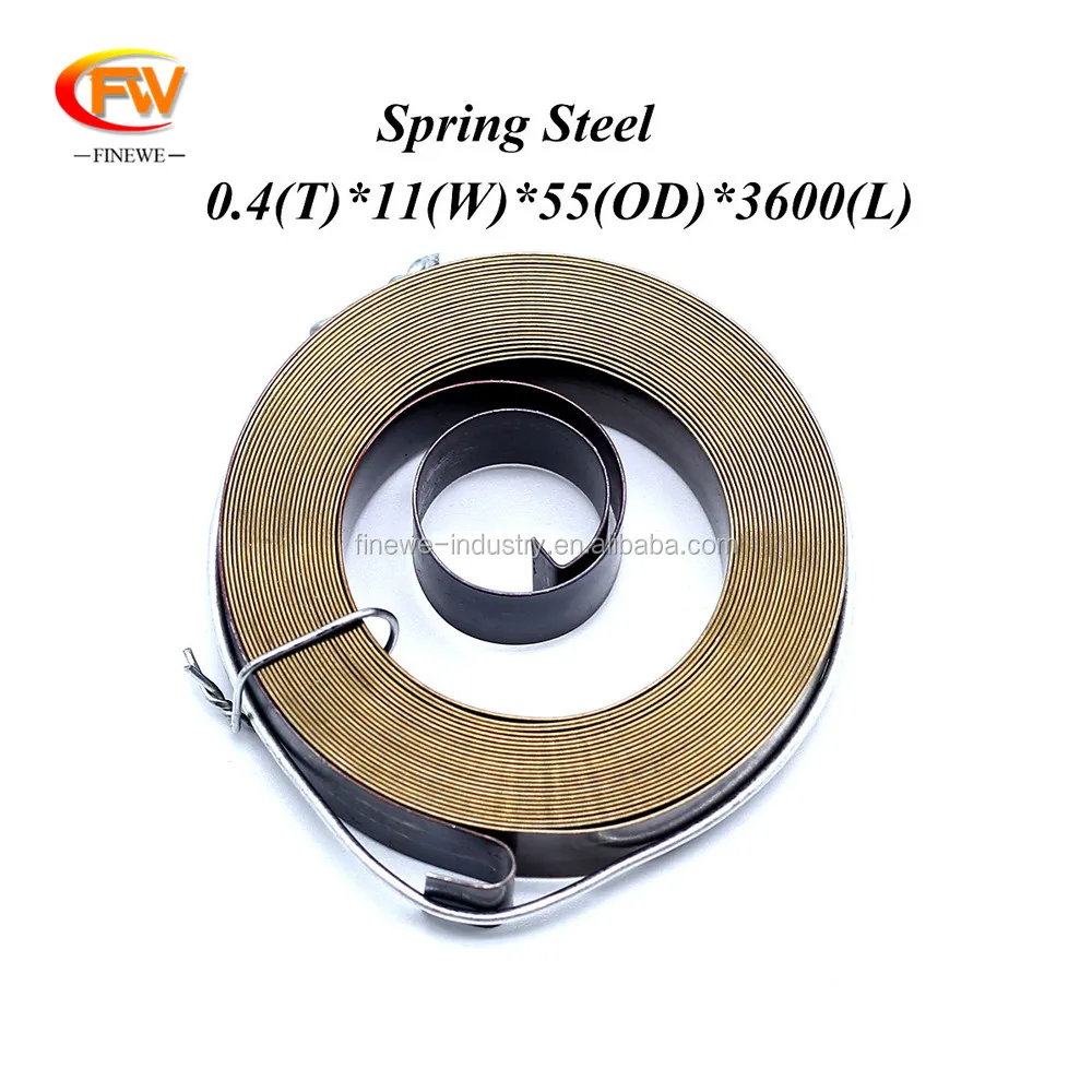 FINEWE Precision Flat Spiral Torsion Spring for Seat Belt Retractor