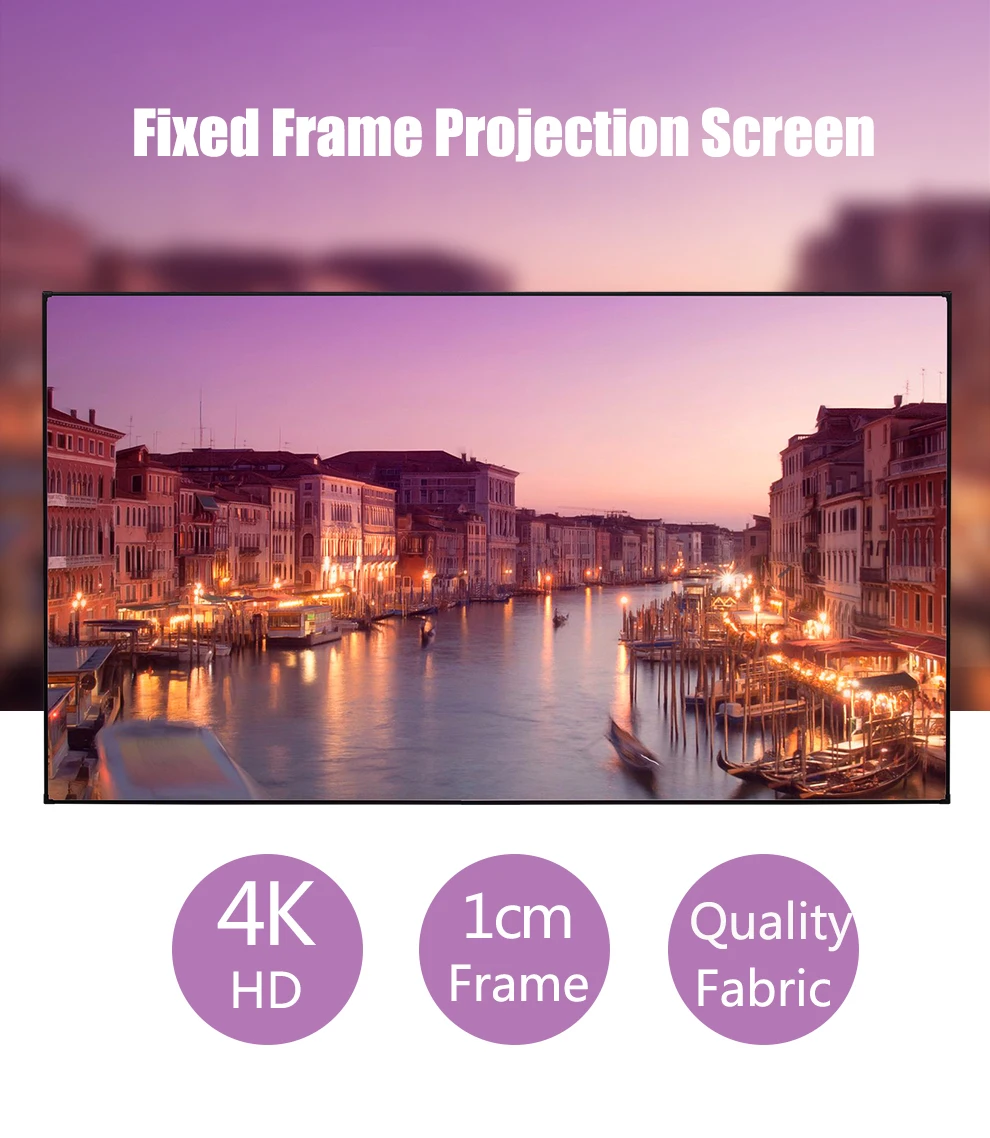 110inch Ambient Light Rejecting Projector Screen - ALR