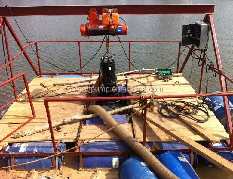 Submersible Sand Pump Dredging Pontoon - Efficient & Durable