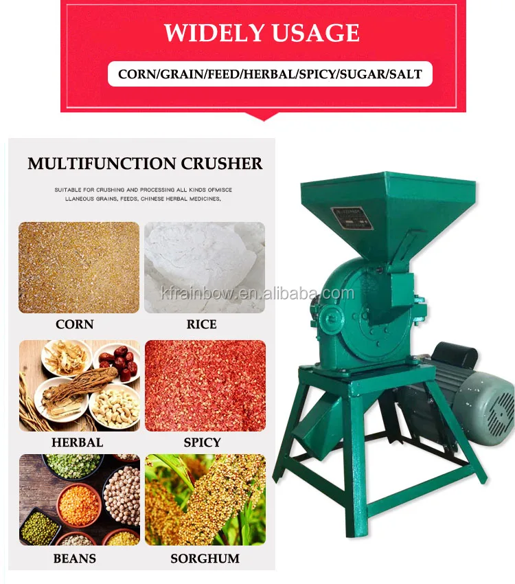 Good Feedback High Speed Electric Dry Food Electronic Corn Crushing ...