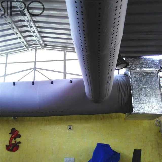 Washable Fire Retardant Textile Ducts for HVAC & Ventilation