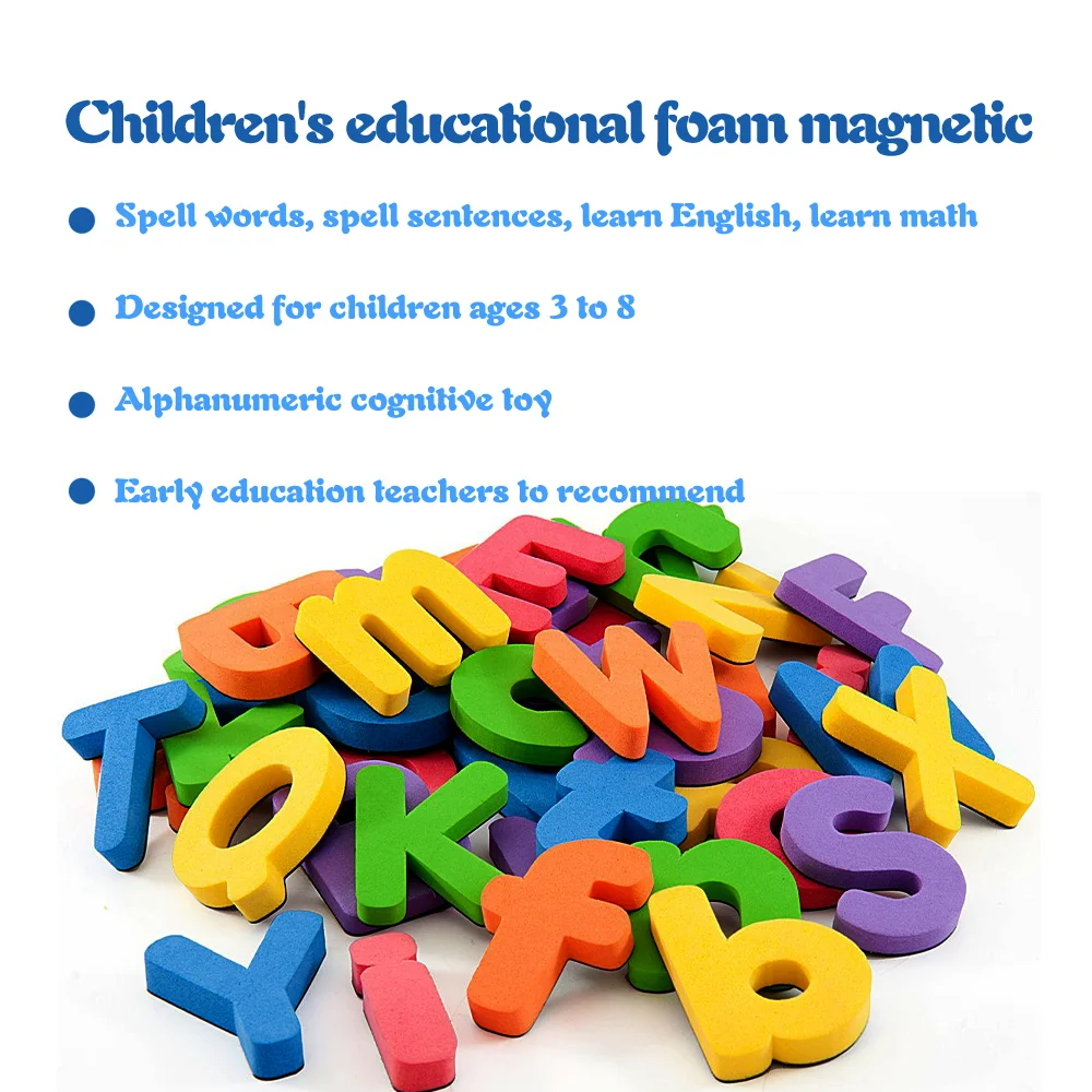 Educational Numbers And Alphabets Flash Cards Set - Abc Eva Foam ...