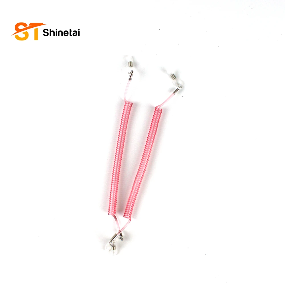 Silicon Eyeglasses Cord Kids Spiral Cords Adjustable Strap