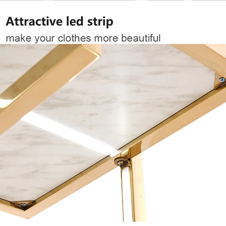 Clothes Store Design Window Showcase Fixture Display Stand Rack Rose ...