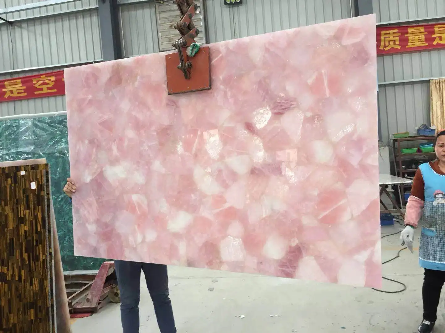 Pink Rose Quartz Stone Countertops by SHIHUI - Durable & Stylish