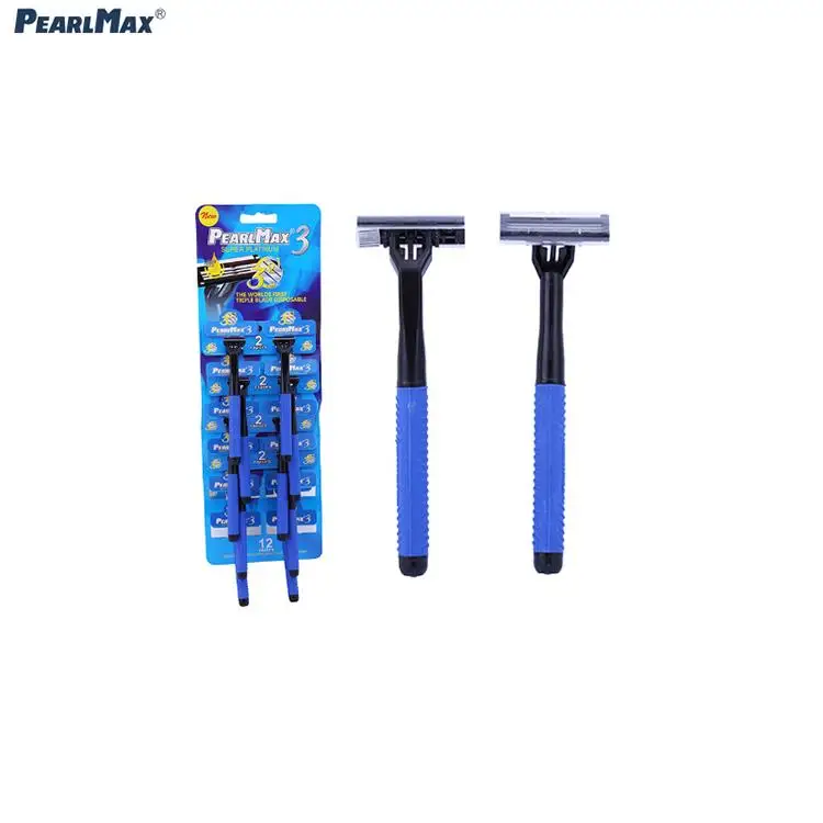 PearlMax Wholesale Price Triple Blade Razor 3 Blade Disposable Razor ...