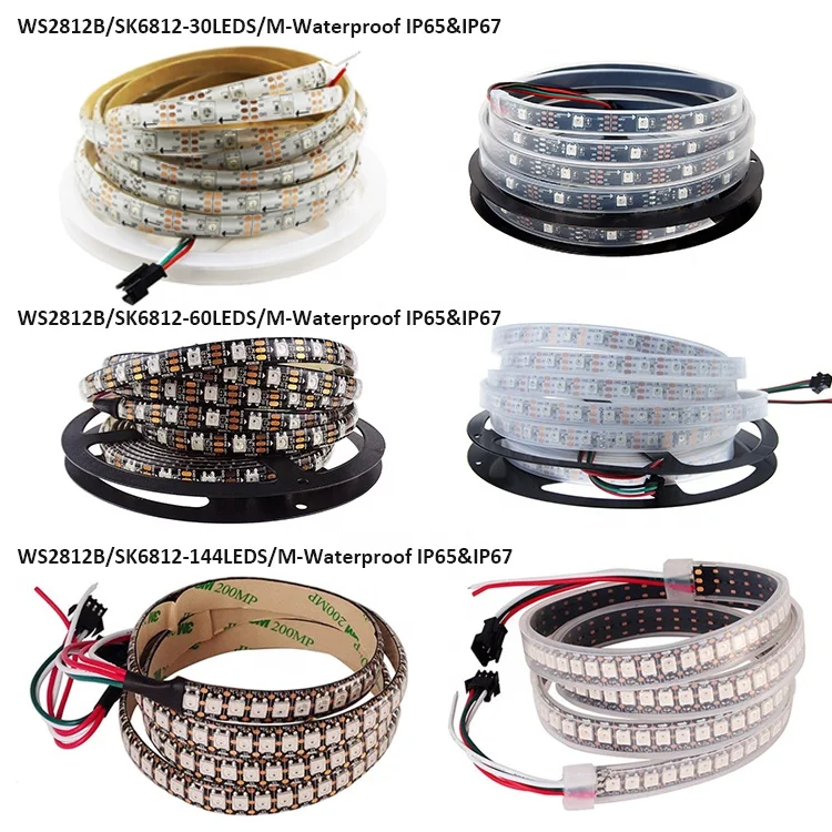 Digital WS2812B RGB LED Strips - Flexible, Addressable Lighting