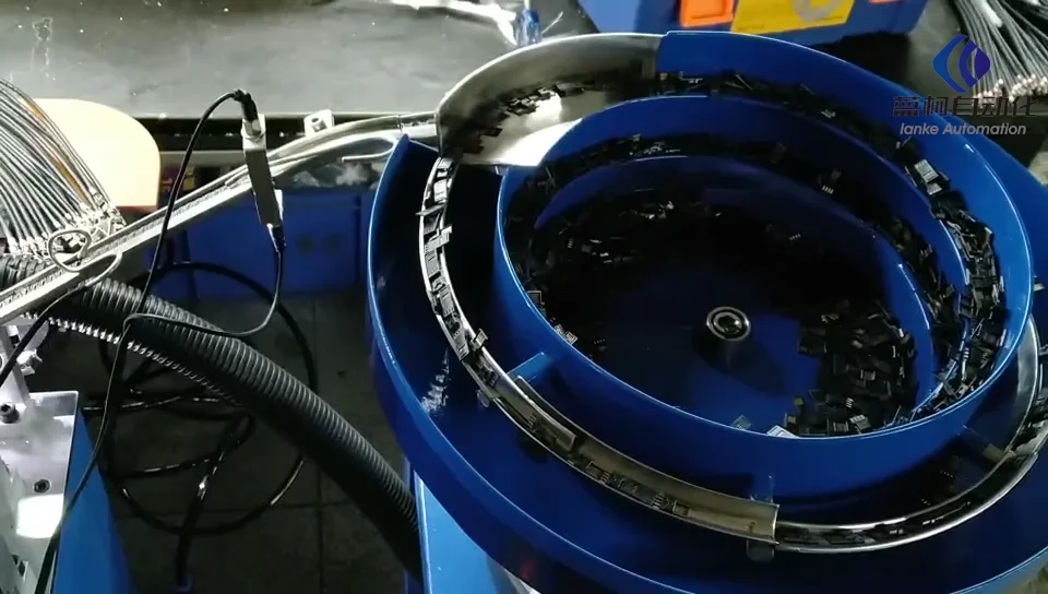 Rj45 Cable Manufacturing Equipment Automatic Crimping Machine Dc ...