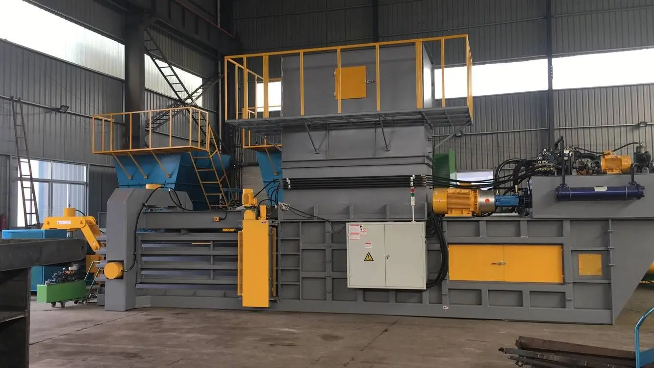 Hay Bale Compactor Alfalfa Automatic Compress Baling Machine