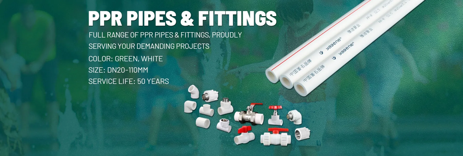 Luoyang Yagene Pipe Co., Ltd - HDPE pipes/HDPE pipe fittings/PPR pipes ...