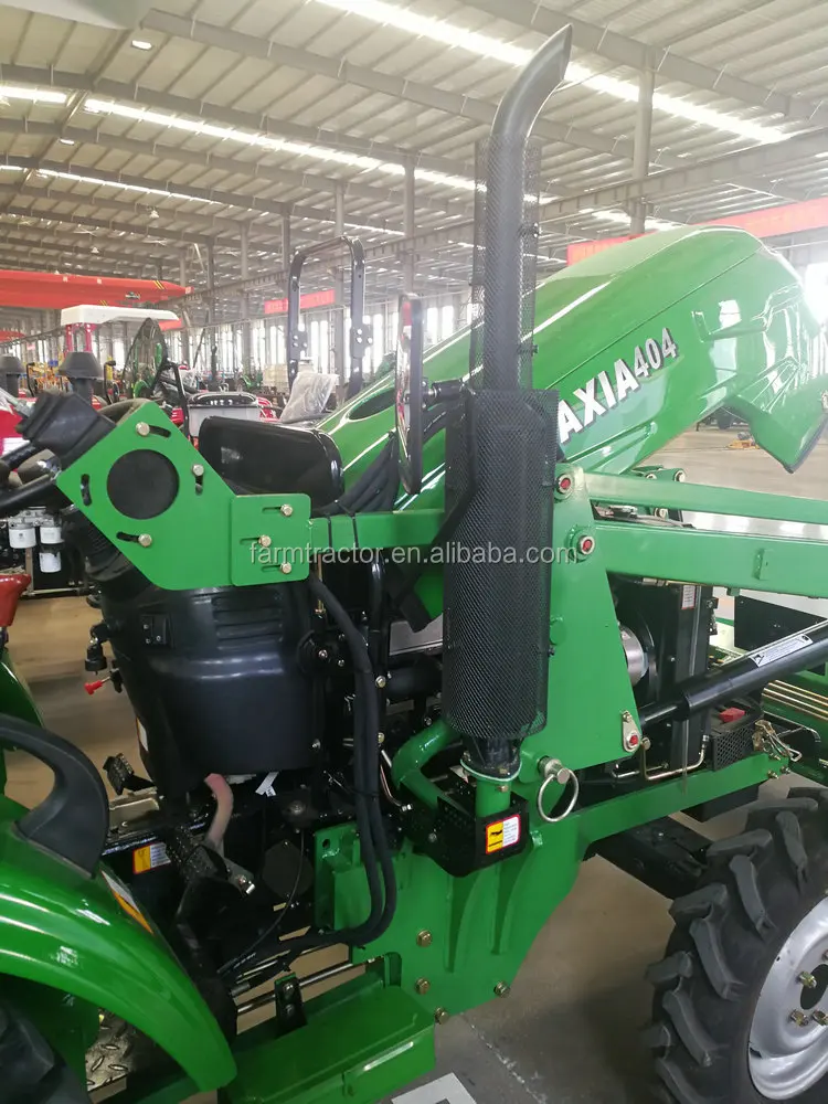 30hp 4x4 compact farm tractor with front end loader and backhoe ...