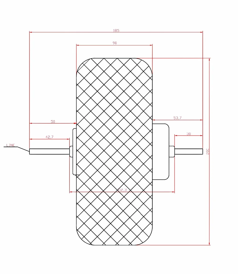 8 Inch 48v 1000w Hub Motor Brushless Gearless Hub Motor - Buy Hub Motor ...