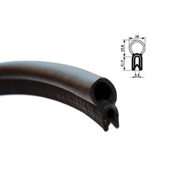 Vertical Bulb Trim Seal Car Door Window Rubber Replacement Sunroof And ...