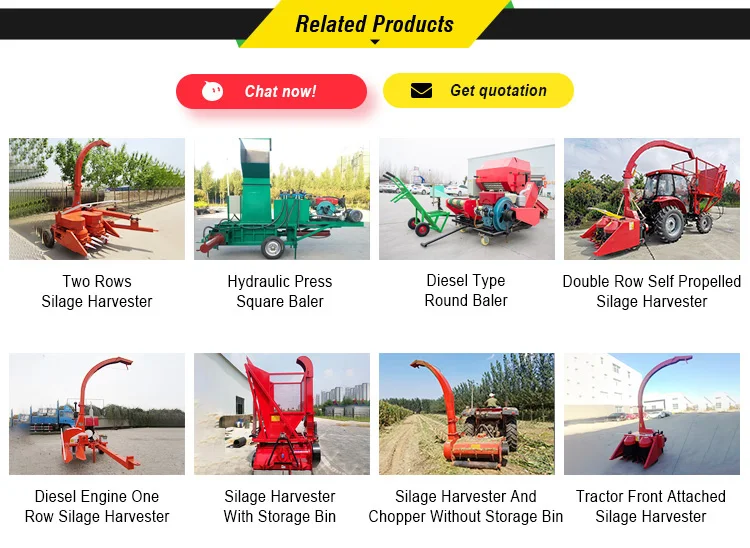 Tracotr Mounted Mini Corn Silage Harvester Chopper Machine for Sale