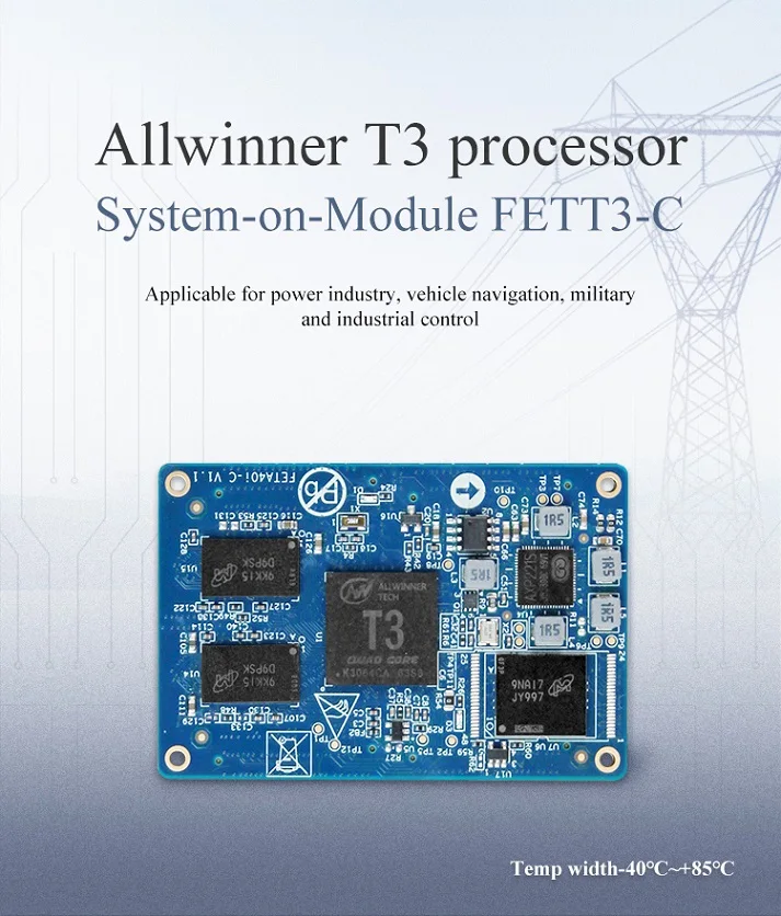 Allwinner T3 Som System on Module Core Board - 1.2ghz Quad-core
