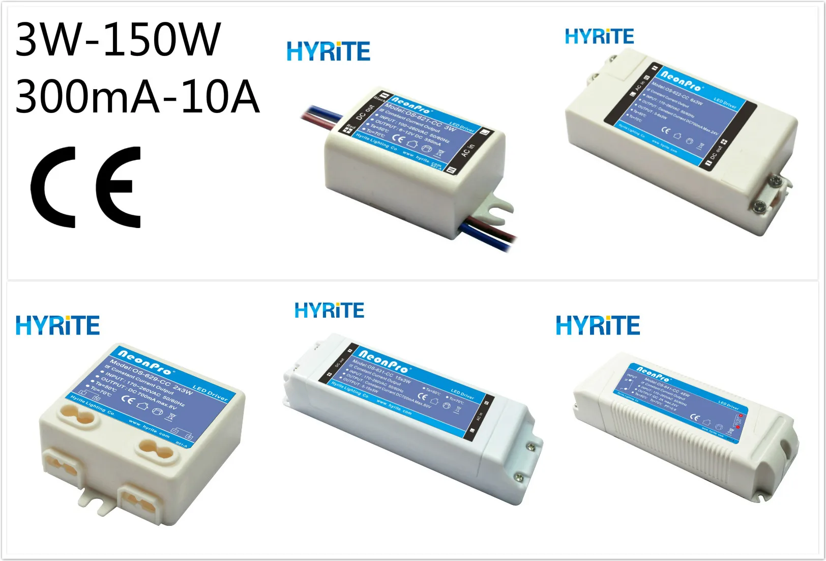 700na 400ma 350ma 300ma Constant Current Driver Led 18w With Intertek ...