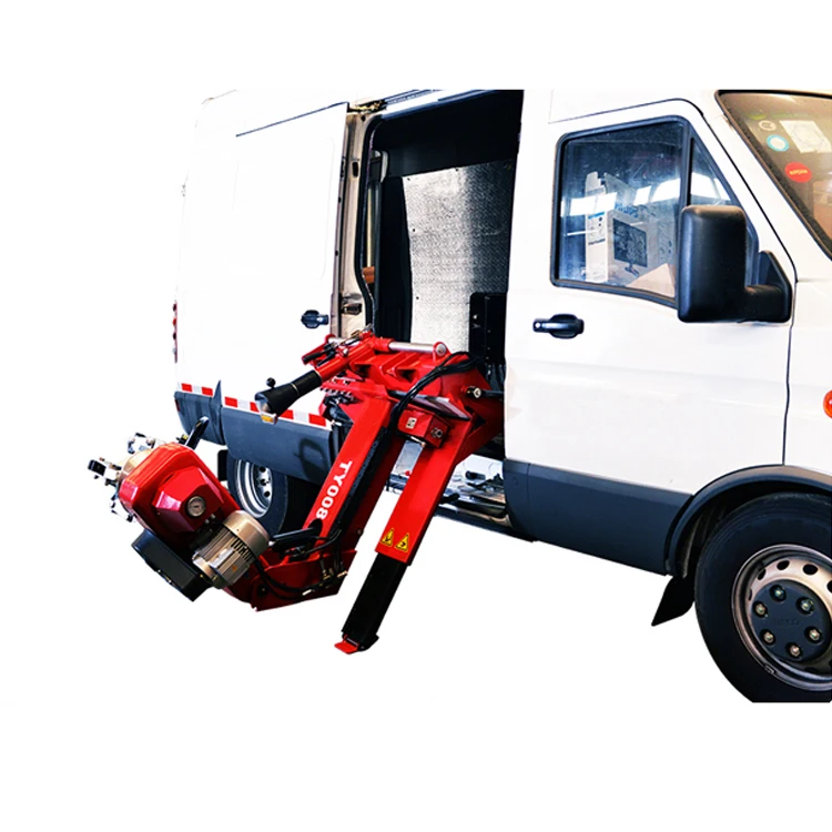 Mobile Van Automatic Truck Tire Changer - S-TY008 Portable Tire ...