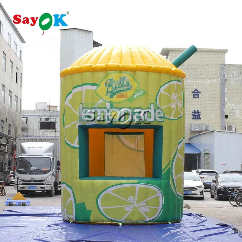 Lemon Booth Inflatable Lemonade Stand - Perfect for Advertising