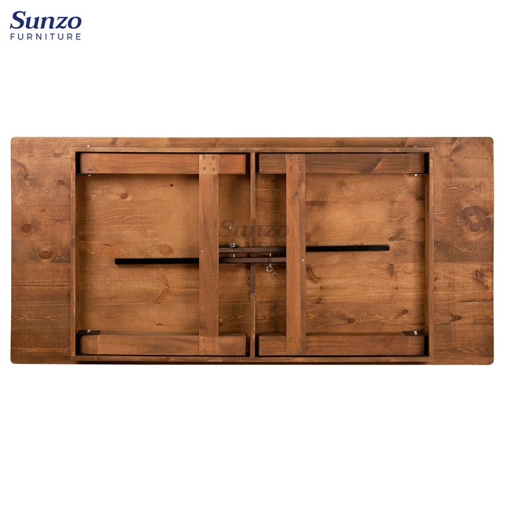 Solid Wood Folding Dining Table Rustic Farmhouse Wedding Table - Buy ...