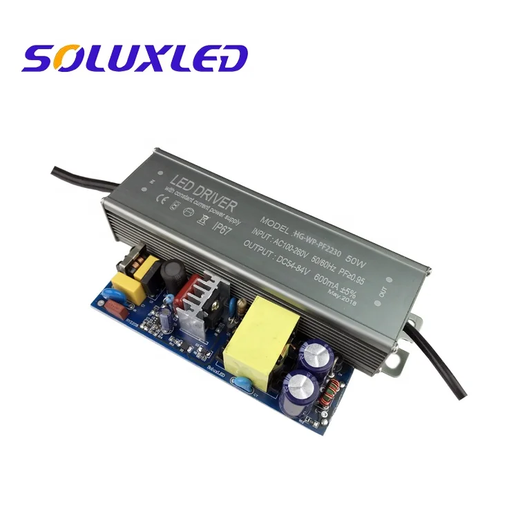 Led Driver For Led Grow Light Quantum Lines 50w 54-84v 600ma 700ma ...