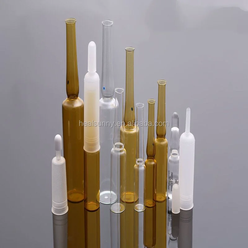 1ml Mini Cheap Empty Sample Ampoule - Clear Glass Vials