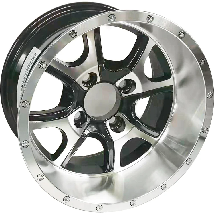 12x7 Golf Cart Aluminum Wheel Rims - Durable & Stylish