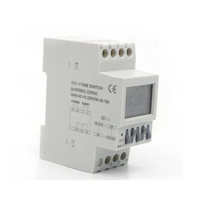 Din Rail Timer Intelligent Microcomputer Auto Bell Ring Timer ...