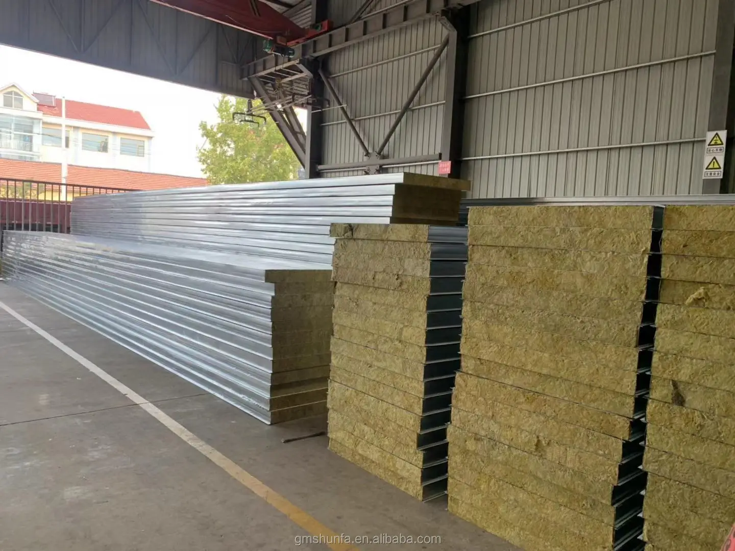 Best Price Insulated Rockwool Sandwich Roof Panels For Clean Room At ...