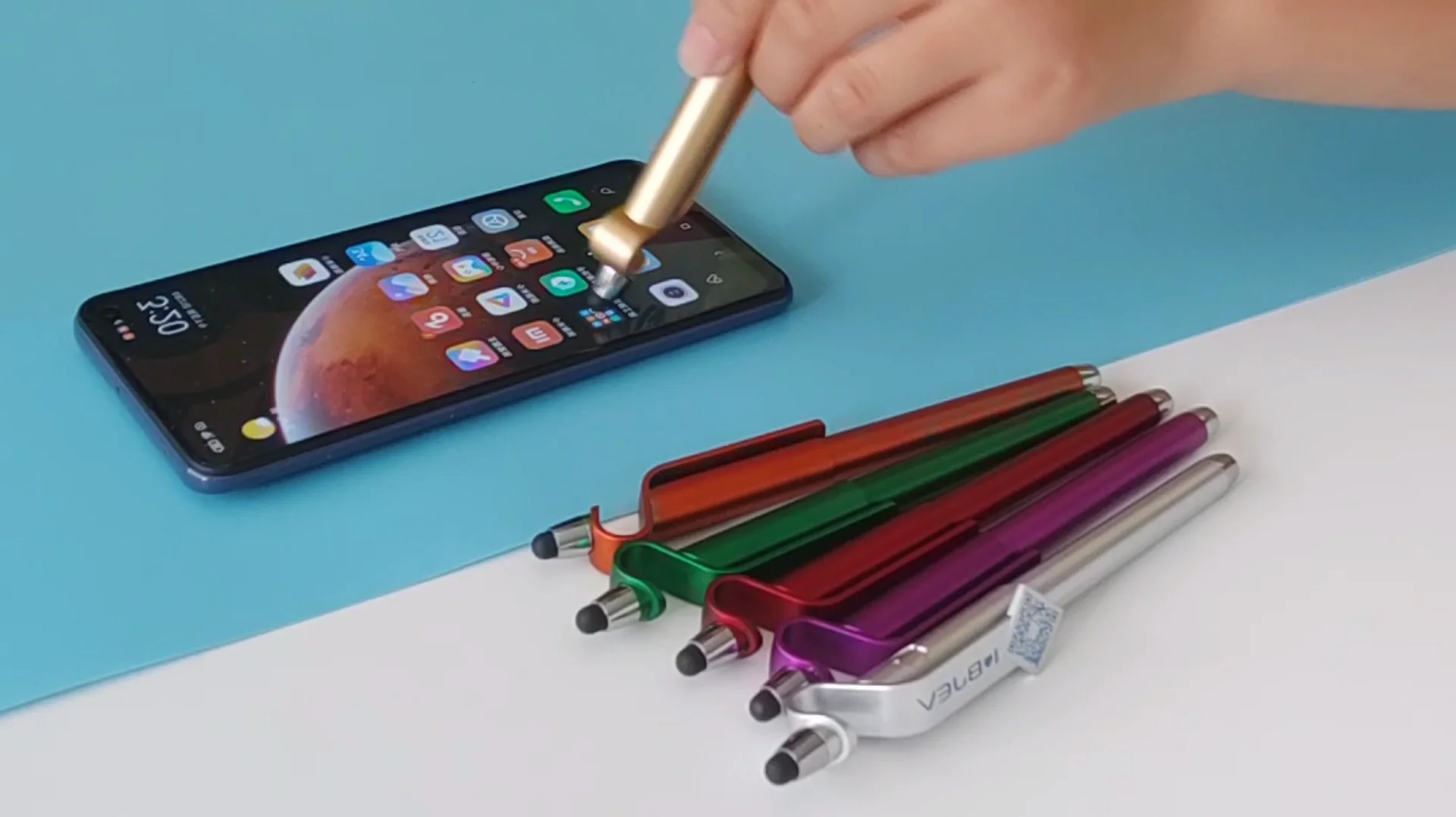 Personalized Qr Code Logo Custom Corporation Office Writing Black Gel ...