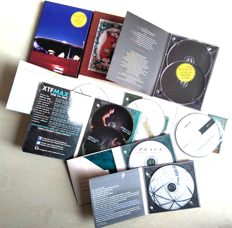 Eco-friendly CD DVD Blu-Ray Jackets - Customizable Printing