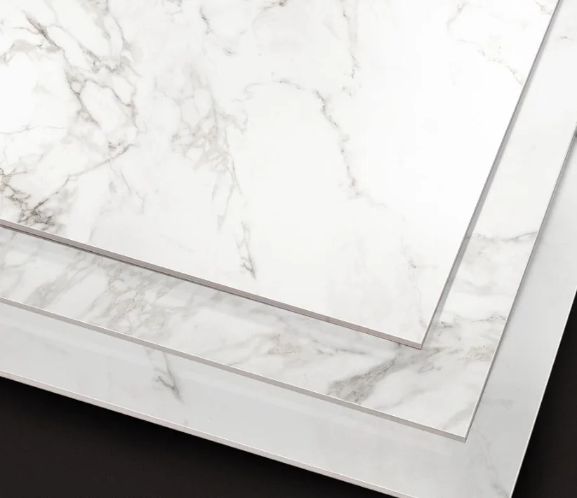 1200x2400 Mm Large Format Polished Marble Tile Slim Slab Thin Porcelain ...