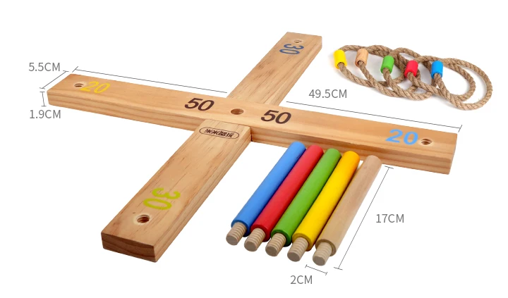 Ring Toss Yard Game - Fun Outdoor Activity for Kids & Adults