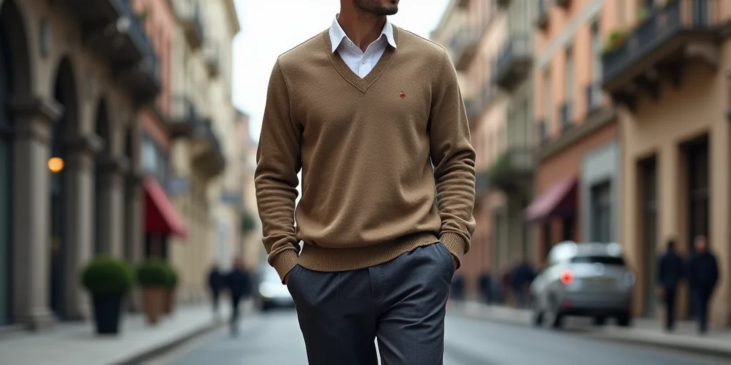V Neck Sweater Over Button Down – Stylish 2025 Trend on Alibaba.com