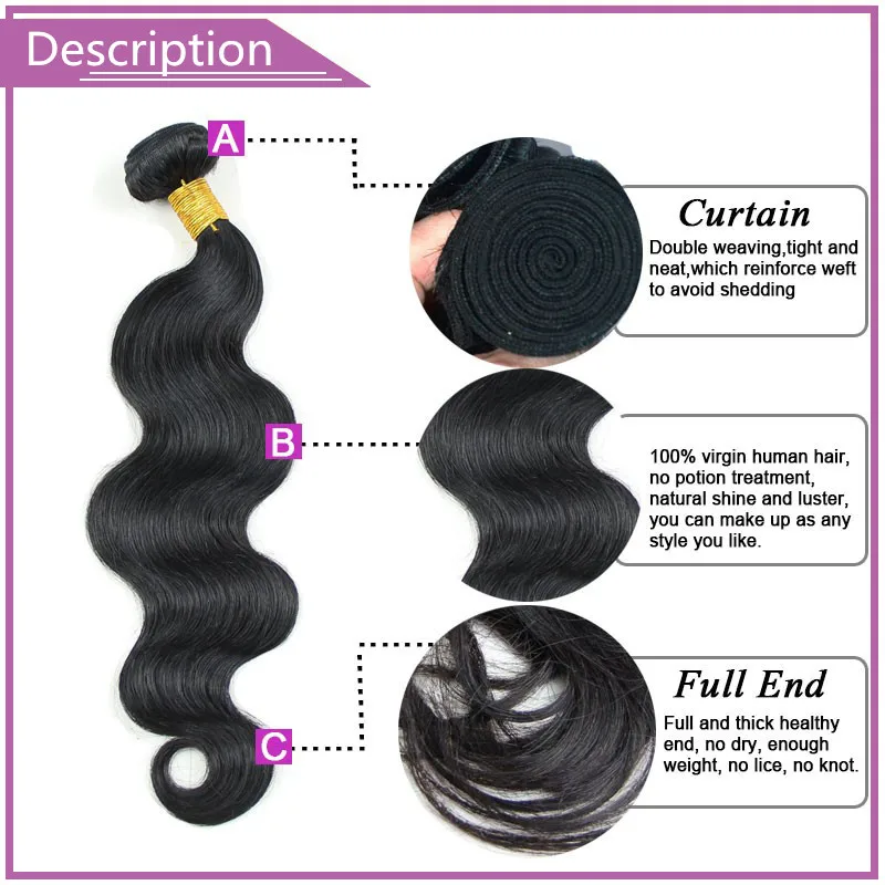 12A Grade Raw Cambodian Virgin Weave Bundles 100% Unprocessed Remy ...