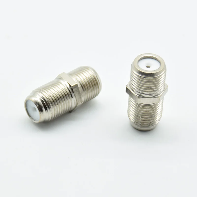 F Type Coupler Adapter Connector Female F/f Jack Rg6 Coax Coaxial Cable ...