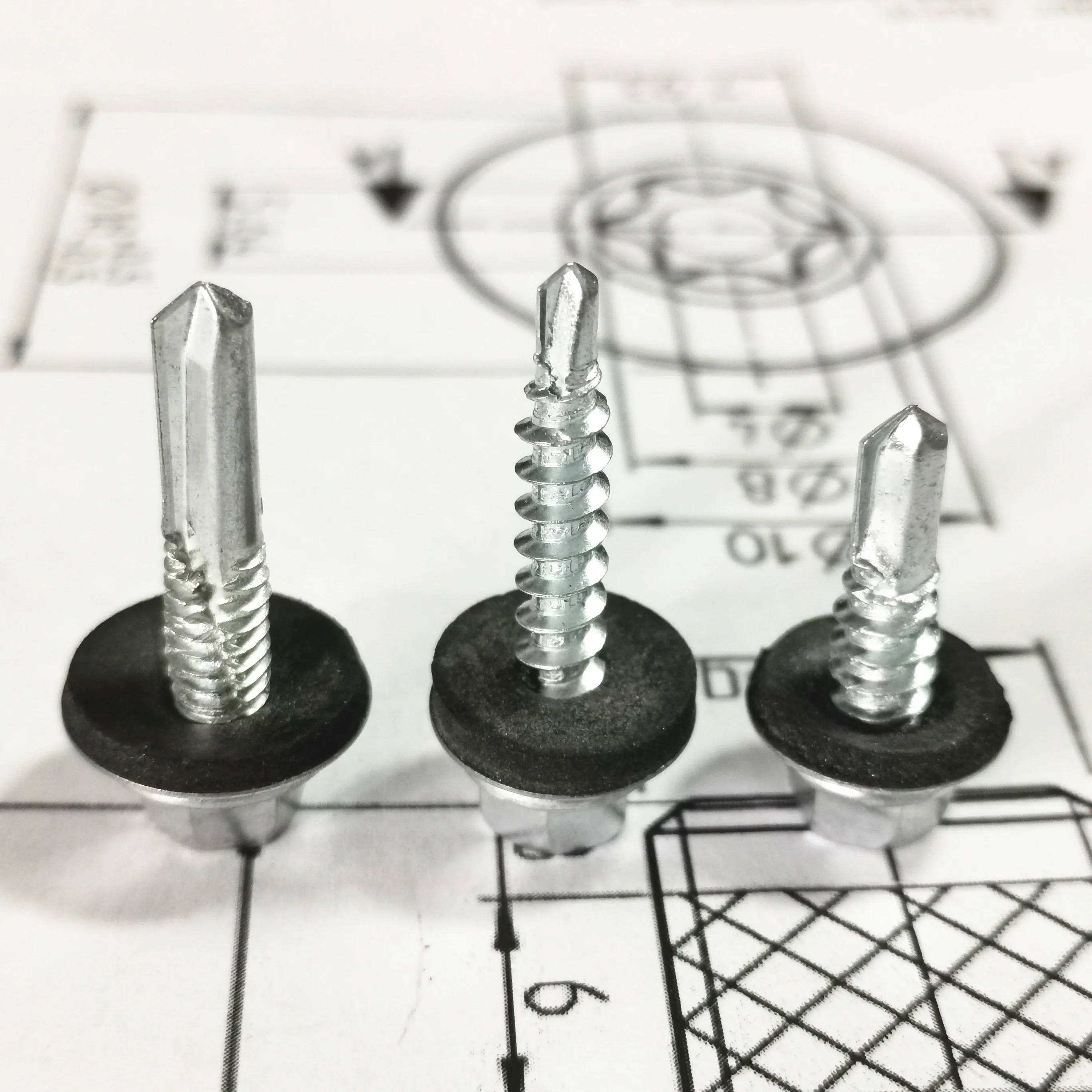 Silver Ruspert 1000hrs C1022 Ind Hex Cupped Flange Head A/f 5/16 Self ...