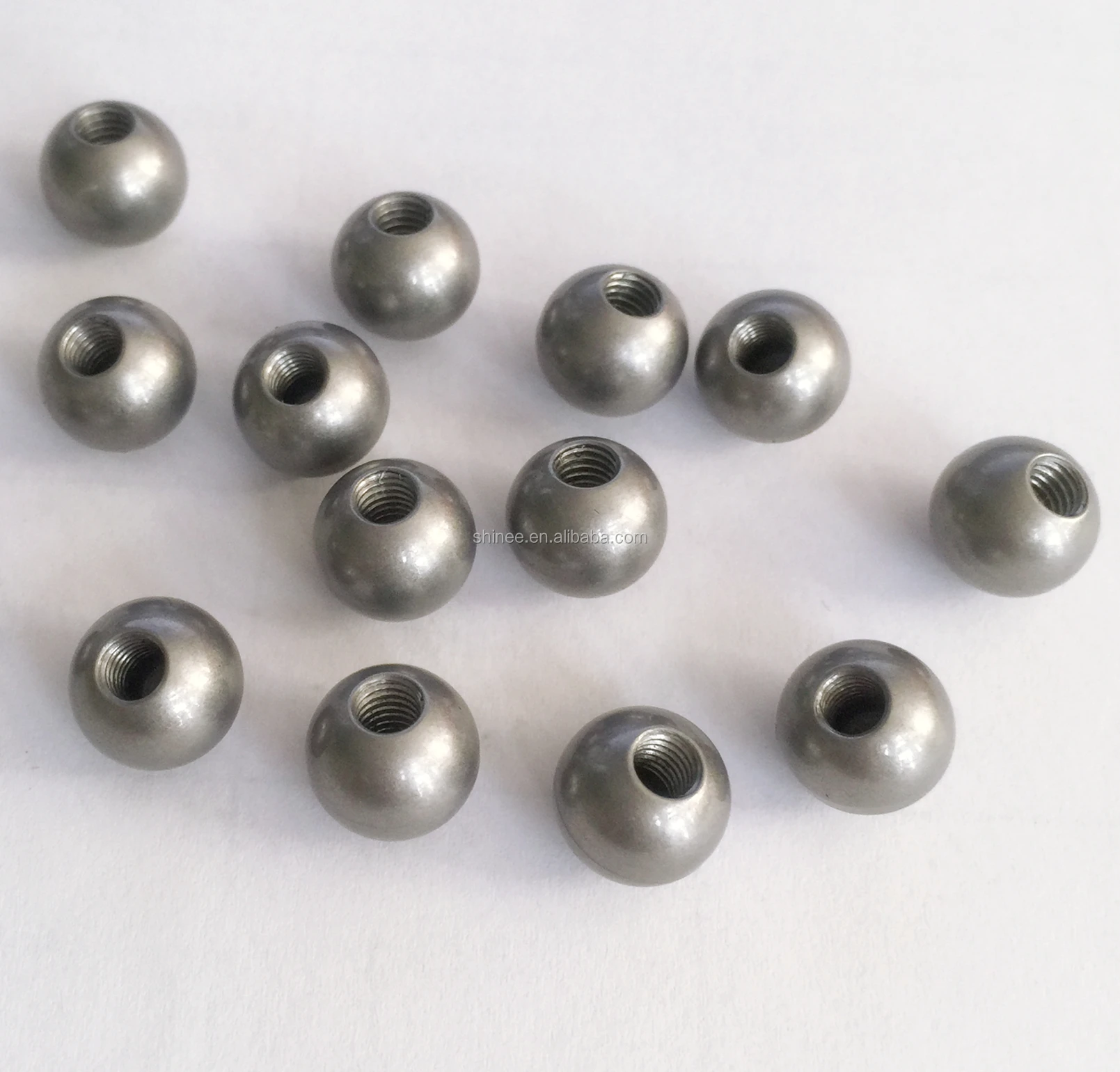 Tapped 430 Stainless Steel Sphere M4 Threaded Steel Ball