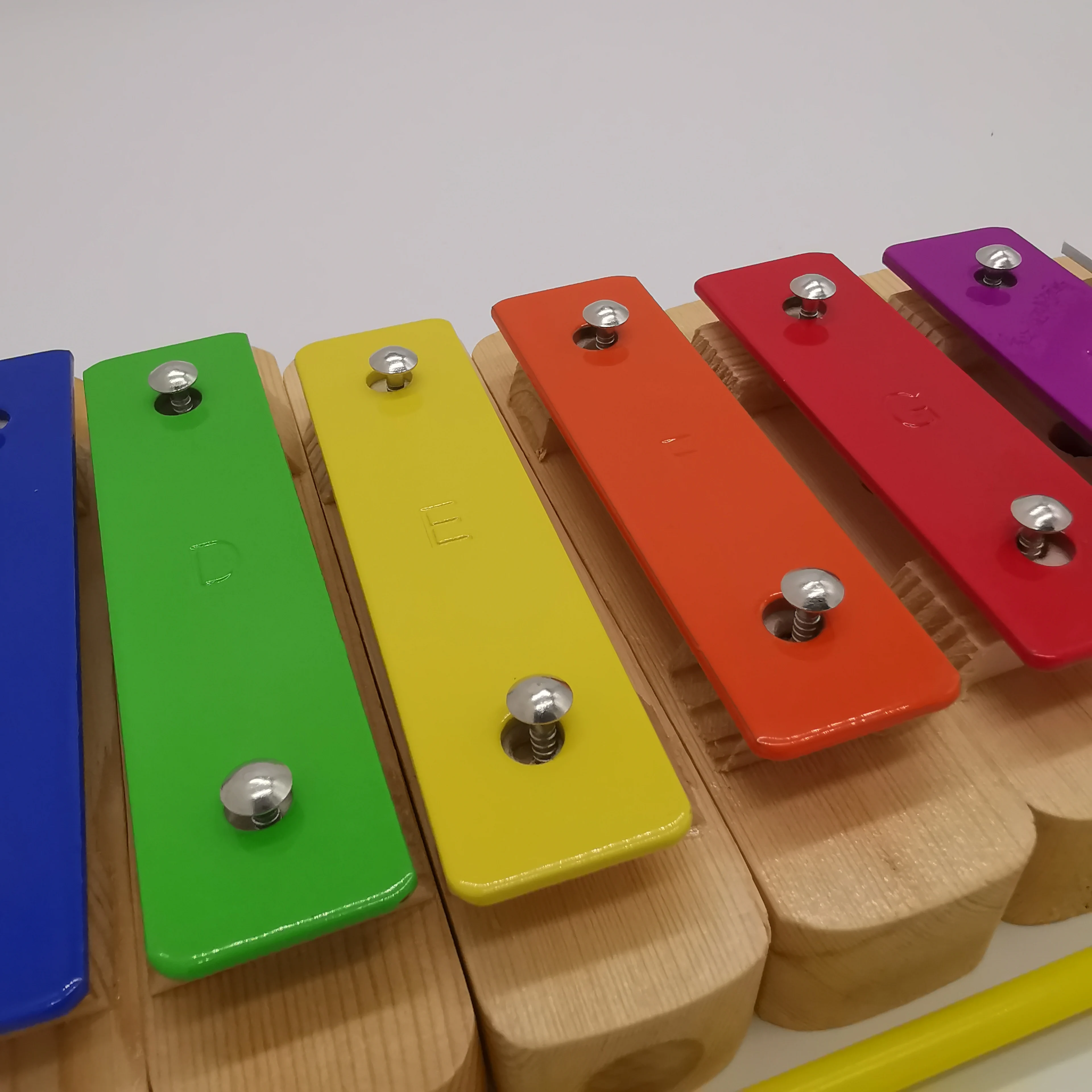 8 Tone Colorful Xylophone Bars,Sound Brick - Buy Wooden Cylindrical ...