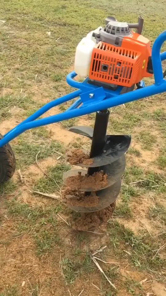 52cc Tree Planting Digging Machines Earth Auger Drilling Machine ...