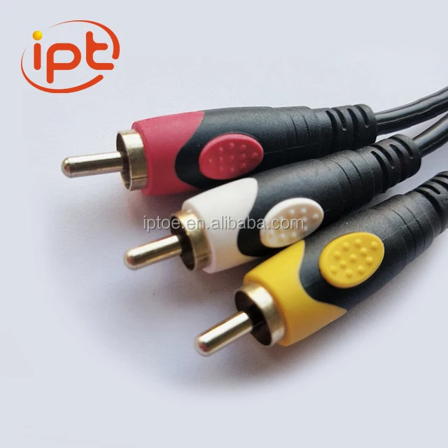 Rca M-mx3 Audio Video Cable Gold Plated Connector - 3-rca Malt To Male ...