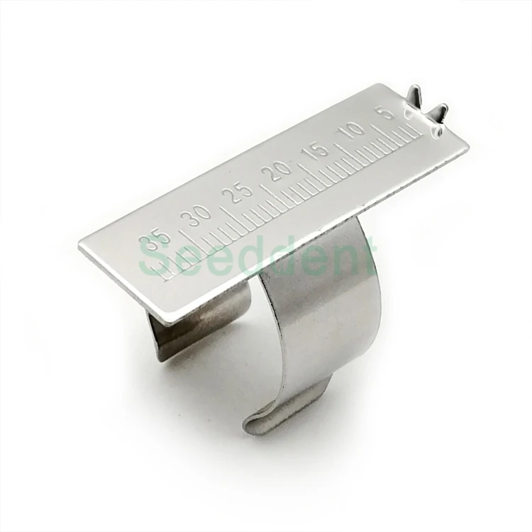 Endo Finger Ruler Stainless Steel Dental Endo Ruler / Dental Measuring ...
