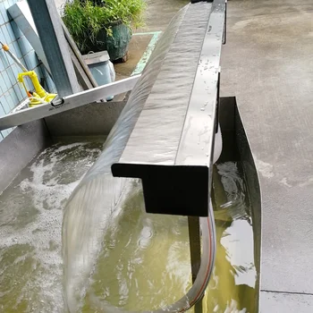 #316stainless Steel Cascade Spillway Waterfall With Rgb Led Bar For ...